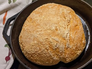 Fast and Easy No Knead Cast Iron Skillet Bread – Little Brown Cookbook
